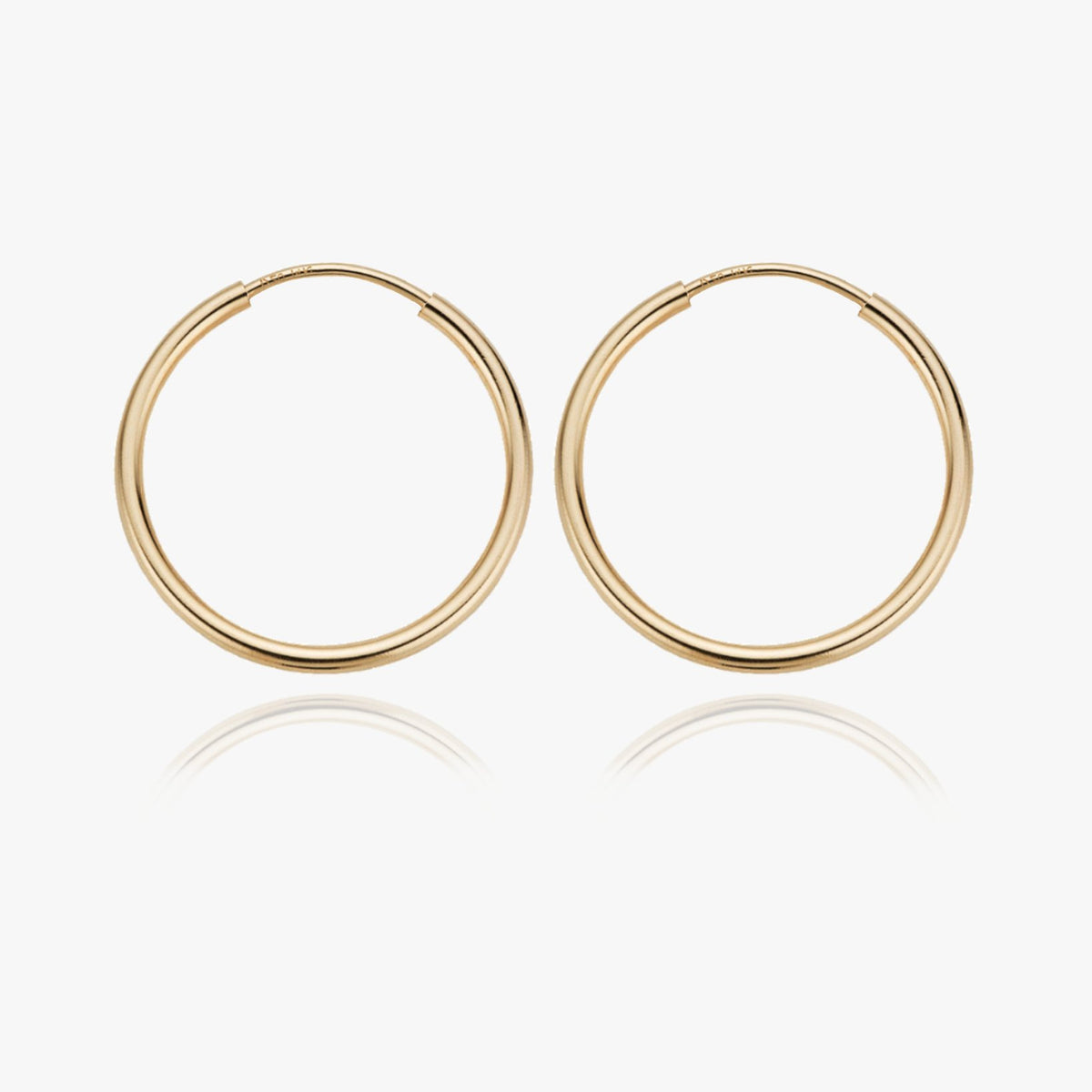 14K Gold-Filled Extra Large Infinite Hoops | Midori Jewelry Co.