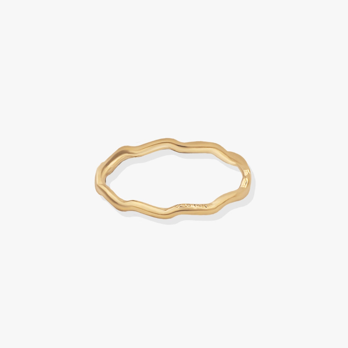 Gold-Filled Wavy Stacking Ring | Midori Jewelry Co.