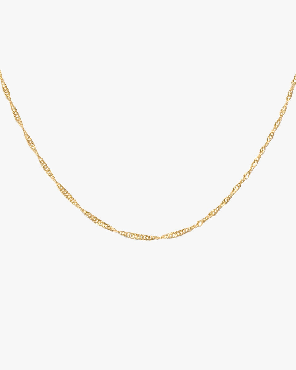Gold-Filled Singapore Rope Chain | Midori Jewelry Co.